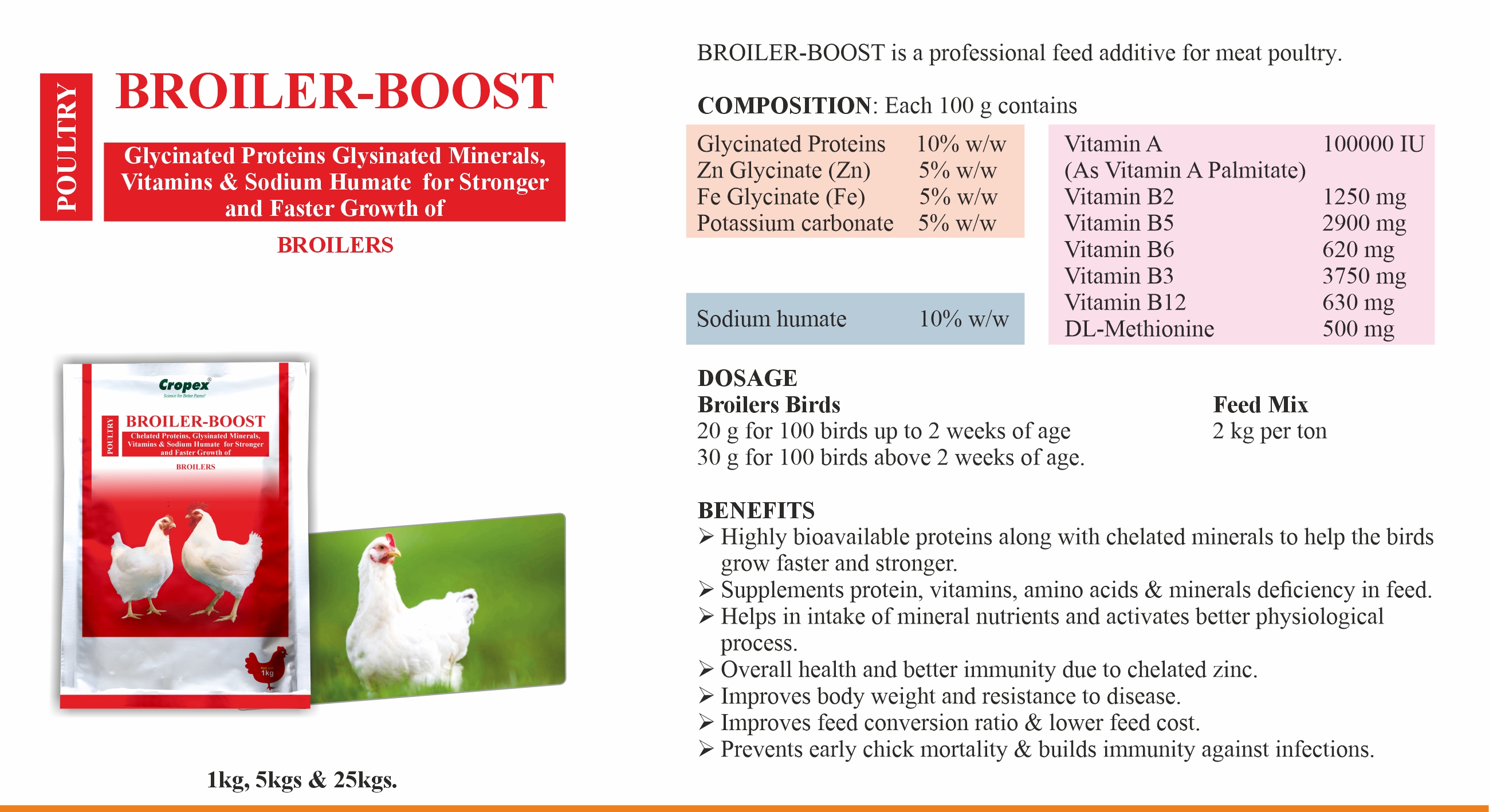 Poultry Feed Supplements | Cropex - Best Organic Agri Product