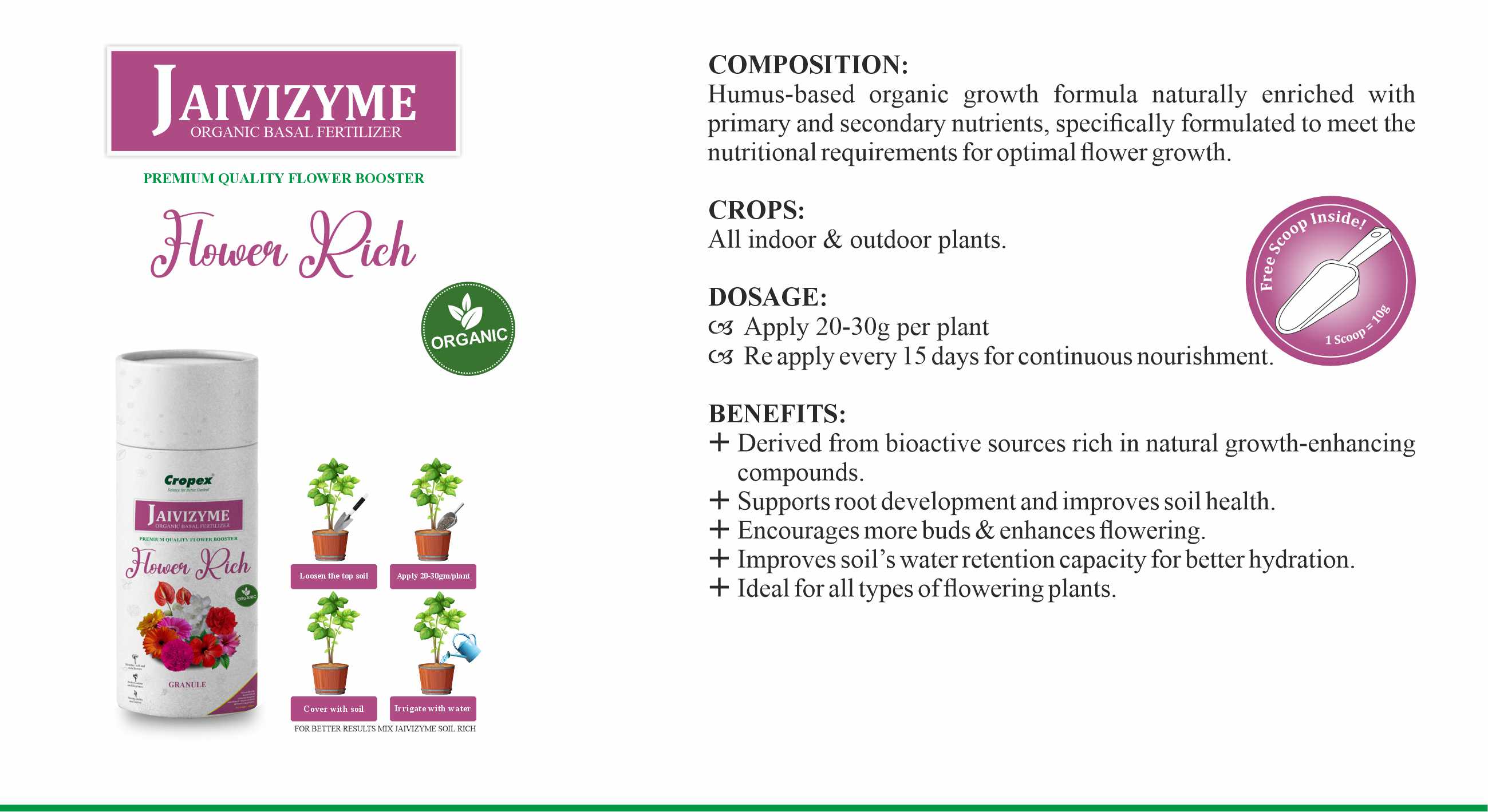 Organic Fertilisers | Cropex - Best Organic Agri Product