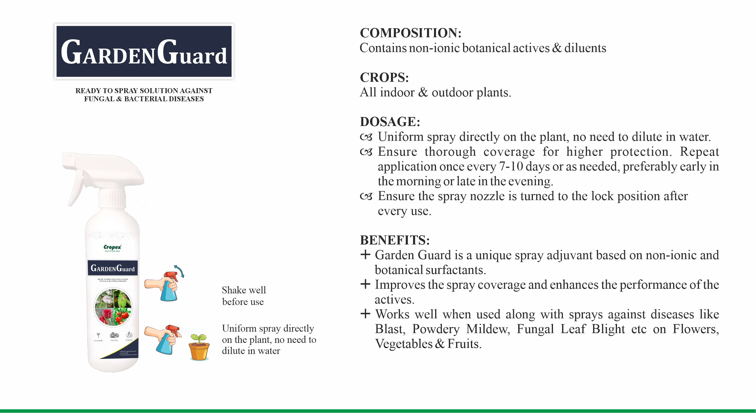 Garden Health | Cropex - Best Organic Agri Product