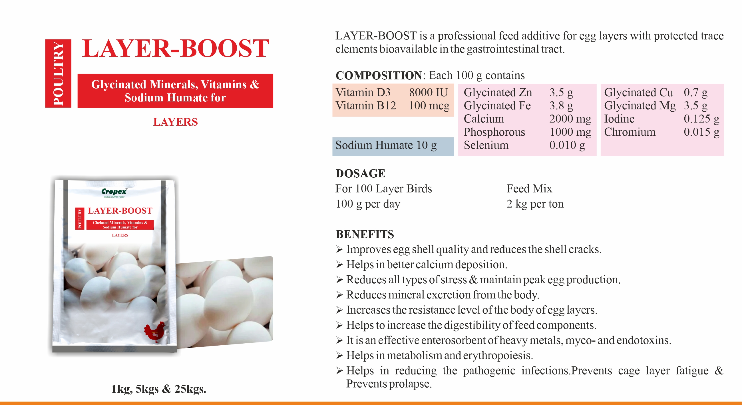 Poultry Feed Supplements | Cropex - Best Organic Agri Product