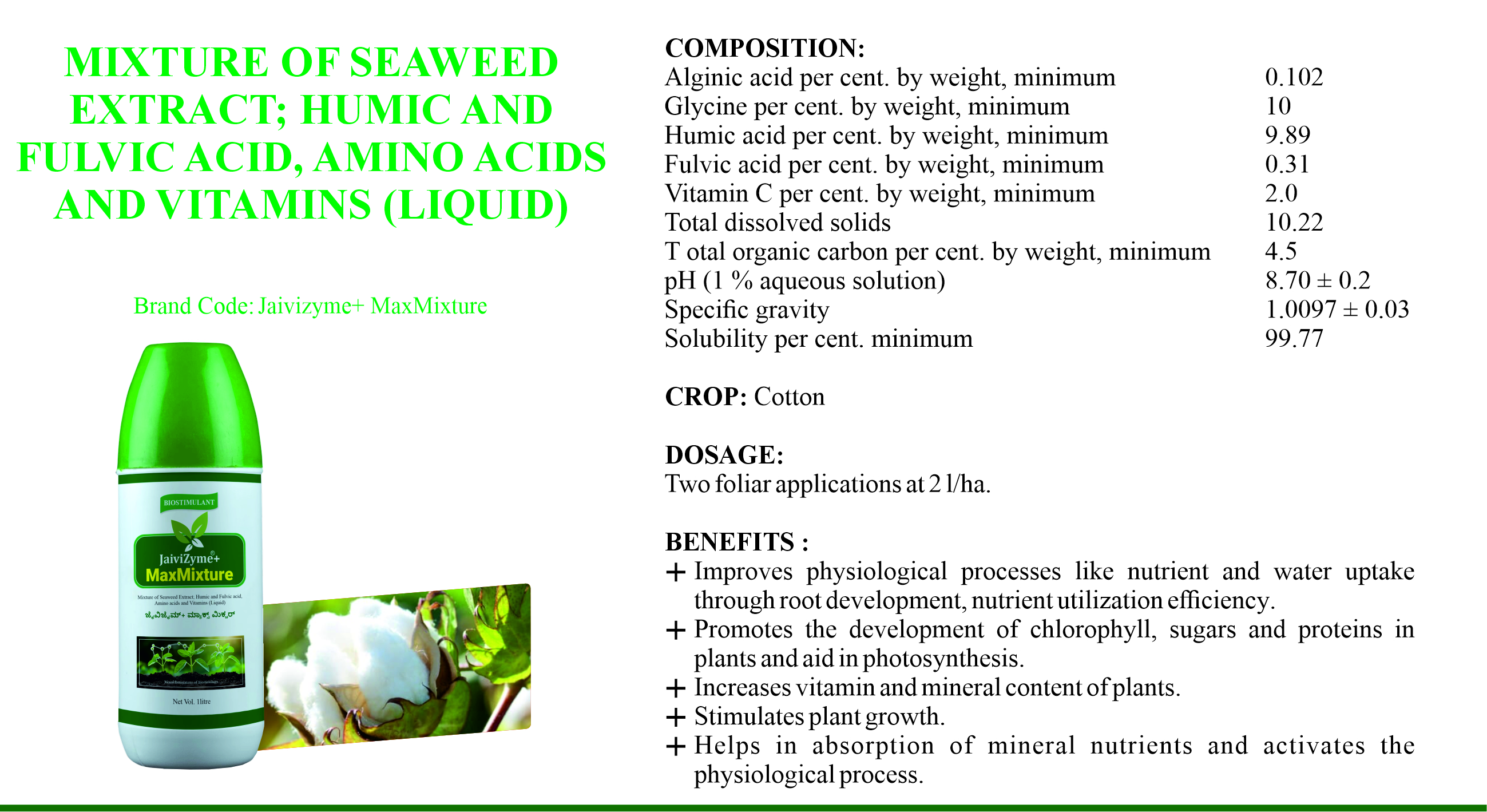 Biostimulants | Cropex - Best Organic Agri Product