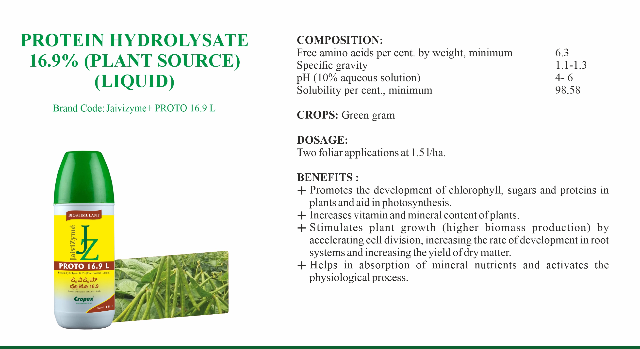 Biostimulants | Cropex - Best Organic Agri Product
