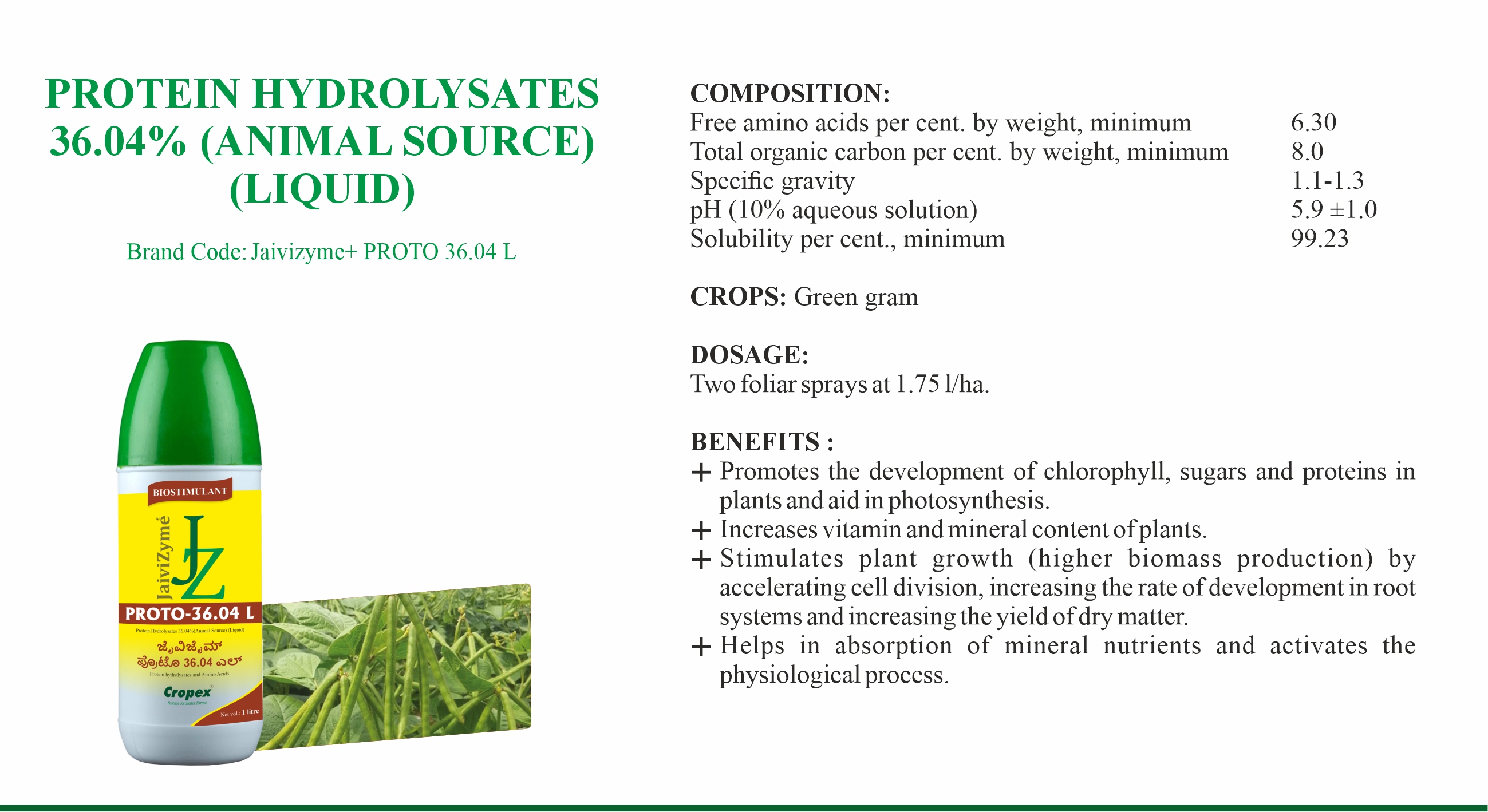 Biostimulants | Cropex - Best Organic Agri Product
