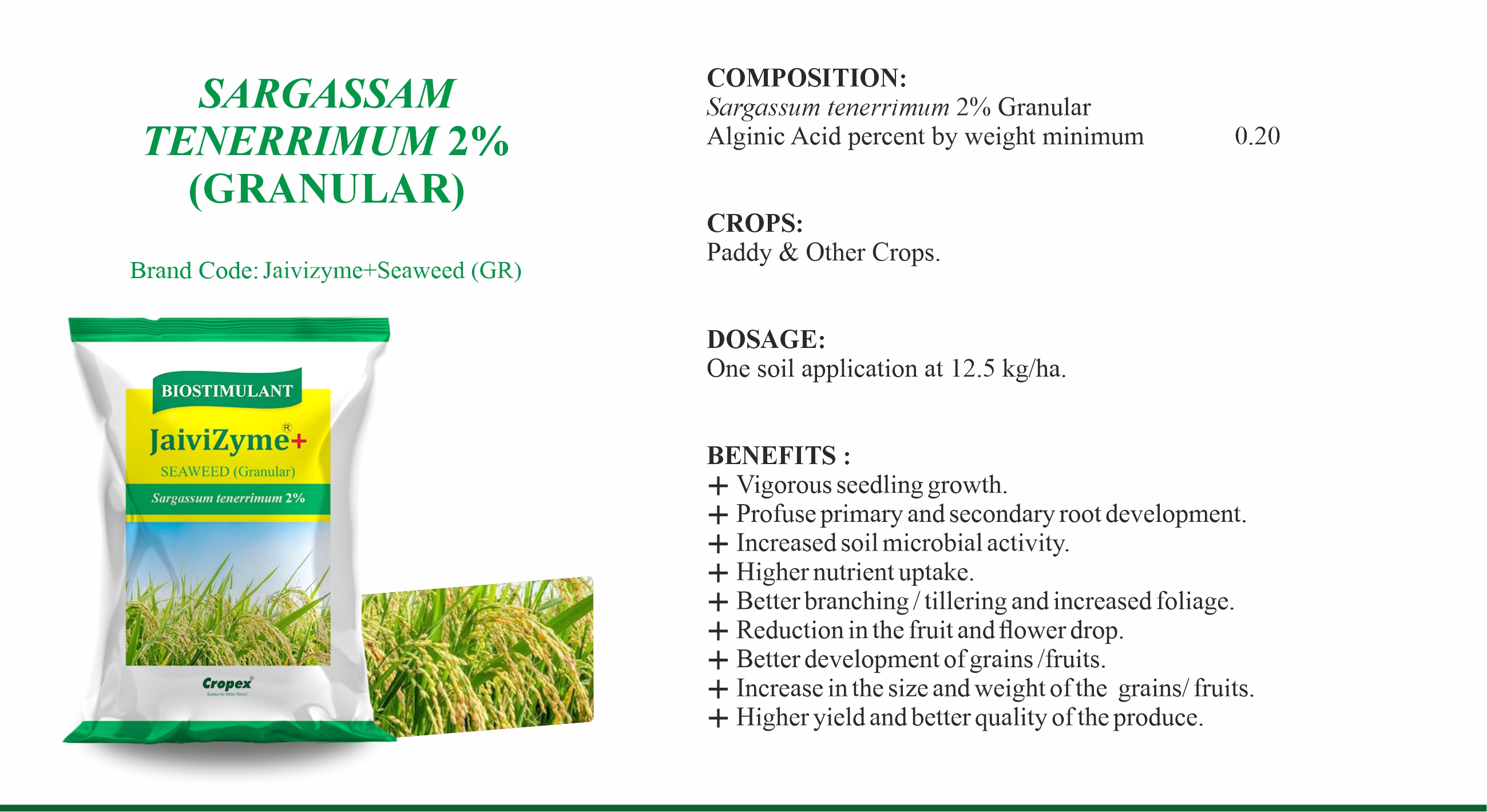 Biostimulants | Cropex - Best Organic Agri Product
