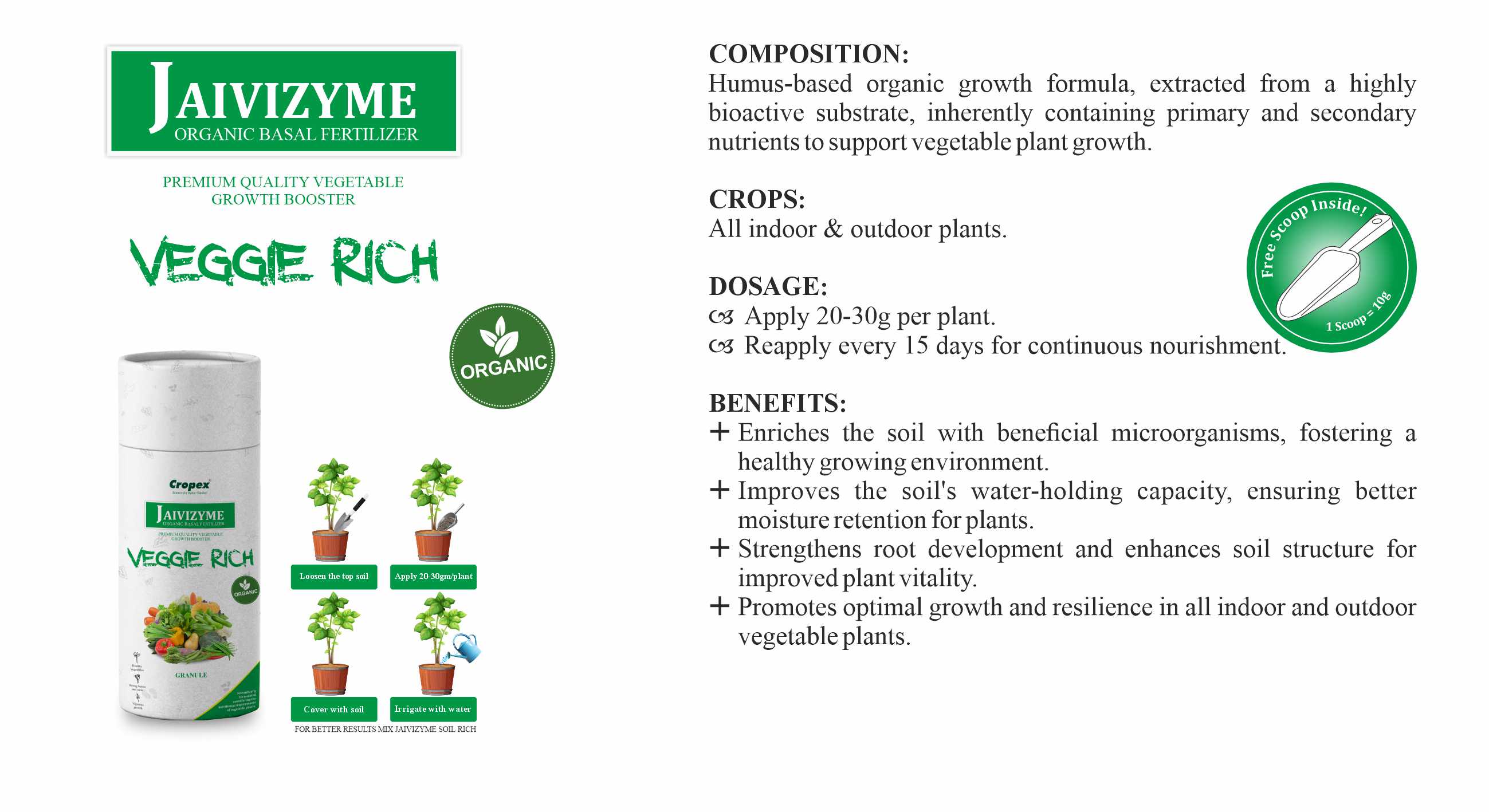 Organic Fertilisers | Cropex - Best Organic Agri Product